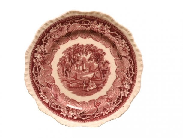 English Vintage Toile Plates | June DeLugas Interiors